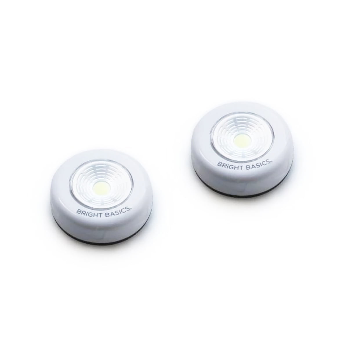 Bright Basics SBB2PLR08 Remote Control LED Puck Lights - Pack of 2 ...