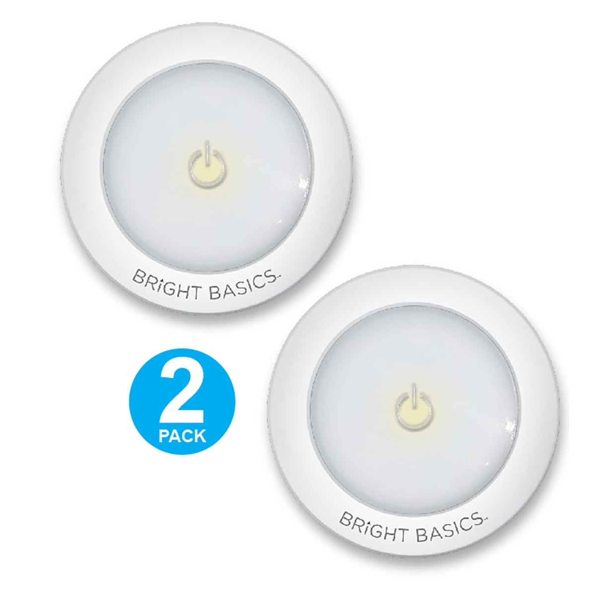 Bright Basics SBB2WPL08 Wireless Led Puck Lights - Walmart.com
