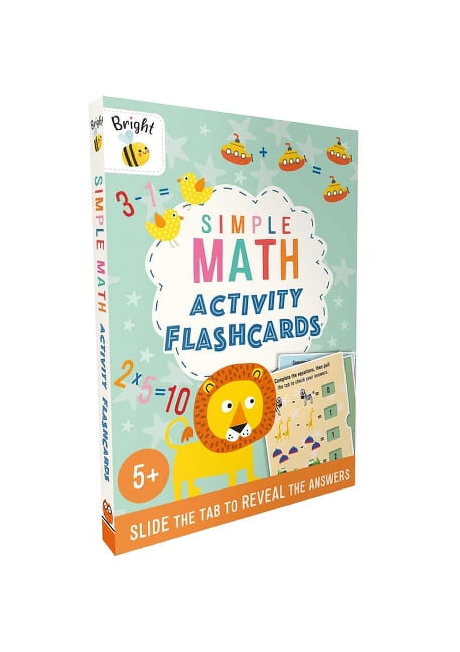 Bright Bee Simple Math Activity Flashcards: With Slide Tabs to Reveal ...