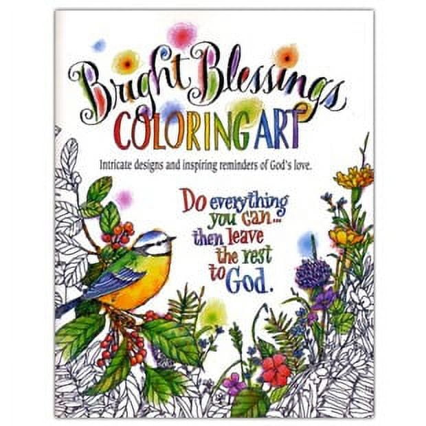 Bright Blessings Coloring Art - Walmart.com