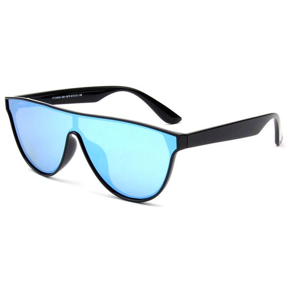 Bright Blue Lens Black Frame Sunglasses - UV Protection Fresh Outdoor ...