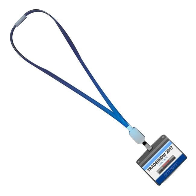 Bright Blue Light Up Neon Lanyard for VIP Tradeshow Concerts Festivals ...