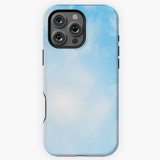 Bright Blue Sky Daytime Landscape Art iPhone Case 11 12 13 14 15 16 17 ...