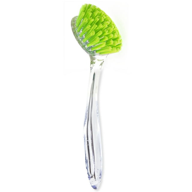 Bright Box Ergonomic Kitchen Dish Brush, Nylon Bristles, Scratch Free ...