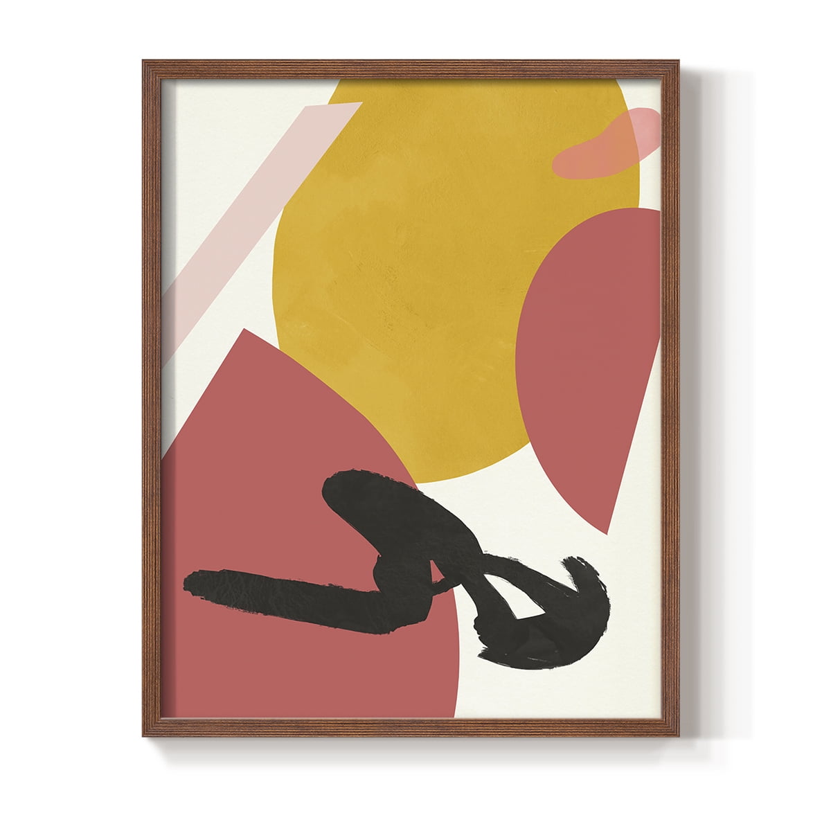 Bright Boy II Framed Print in Brown Solid Wood Framed Print No Nail ...