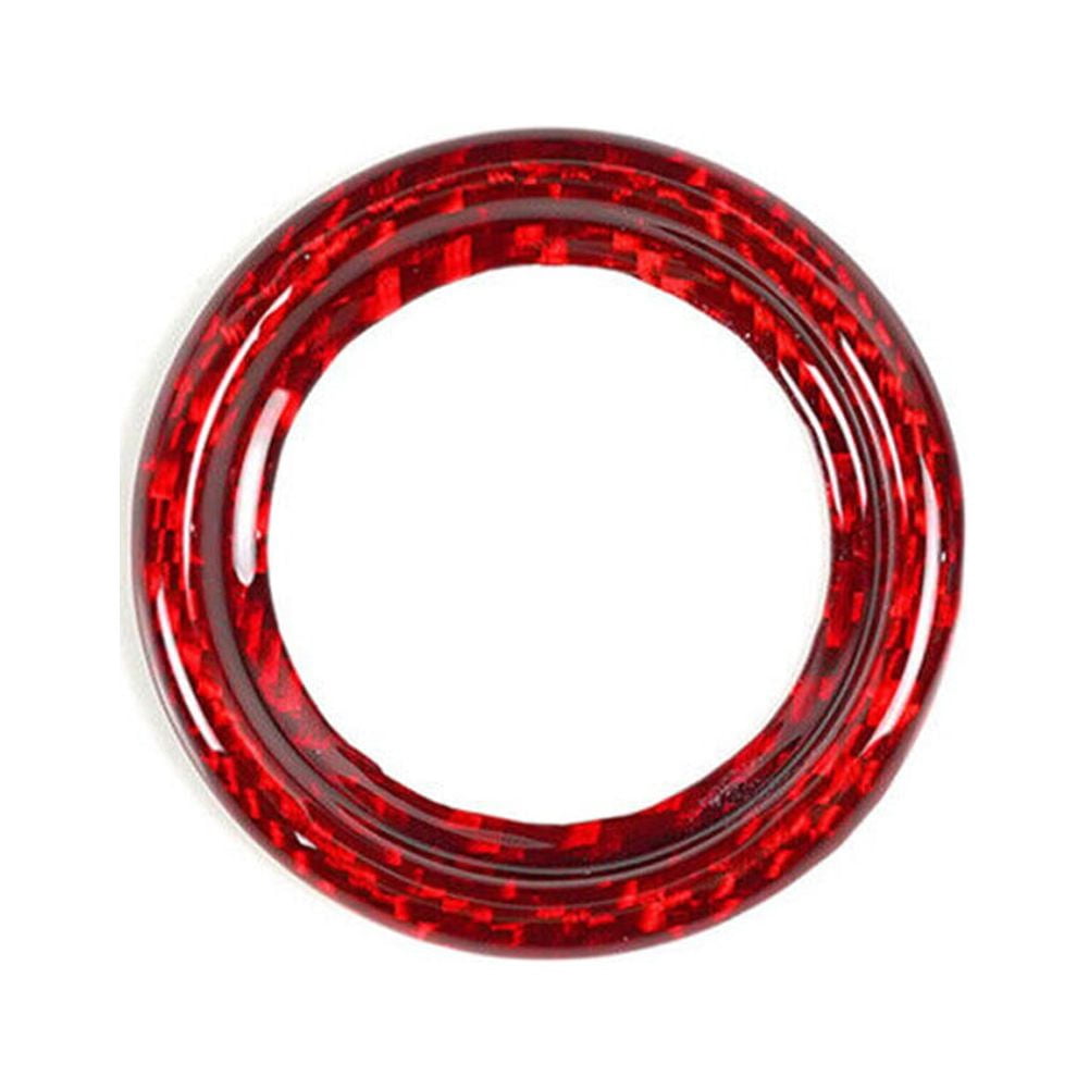 Bright Carbon Fiber Car Start Button Decoration For Corvette C8 2020 21 ...