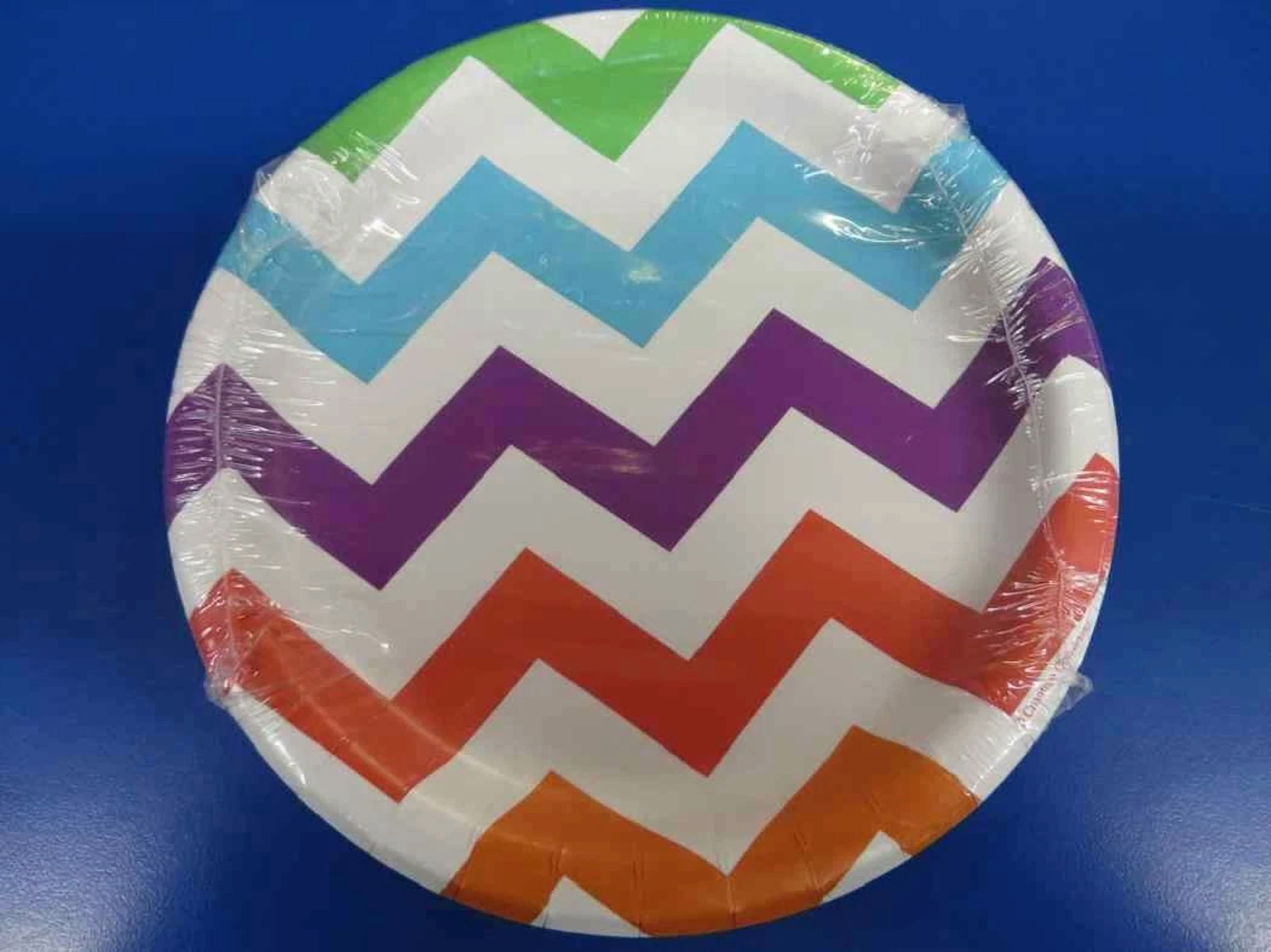 PURELY- Bright Chevron Modern Rainbow Garden Birthday Party 7