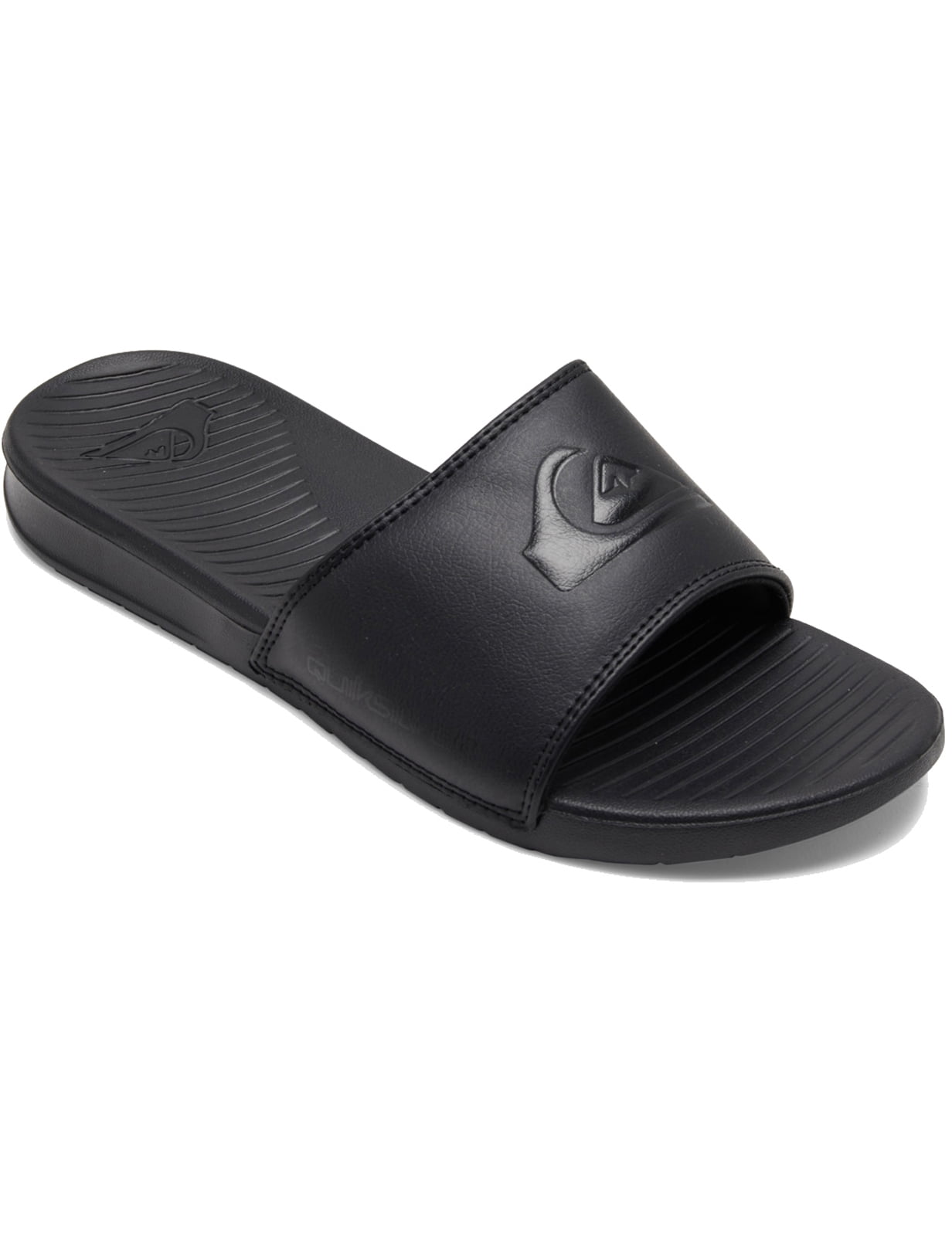 Bright Coast Slide Flip Flops [Solid Black] - Walmart.com