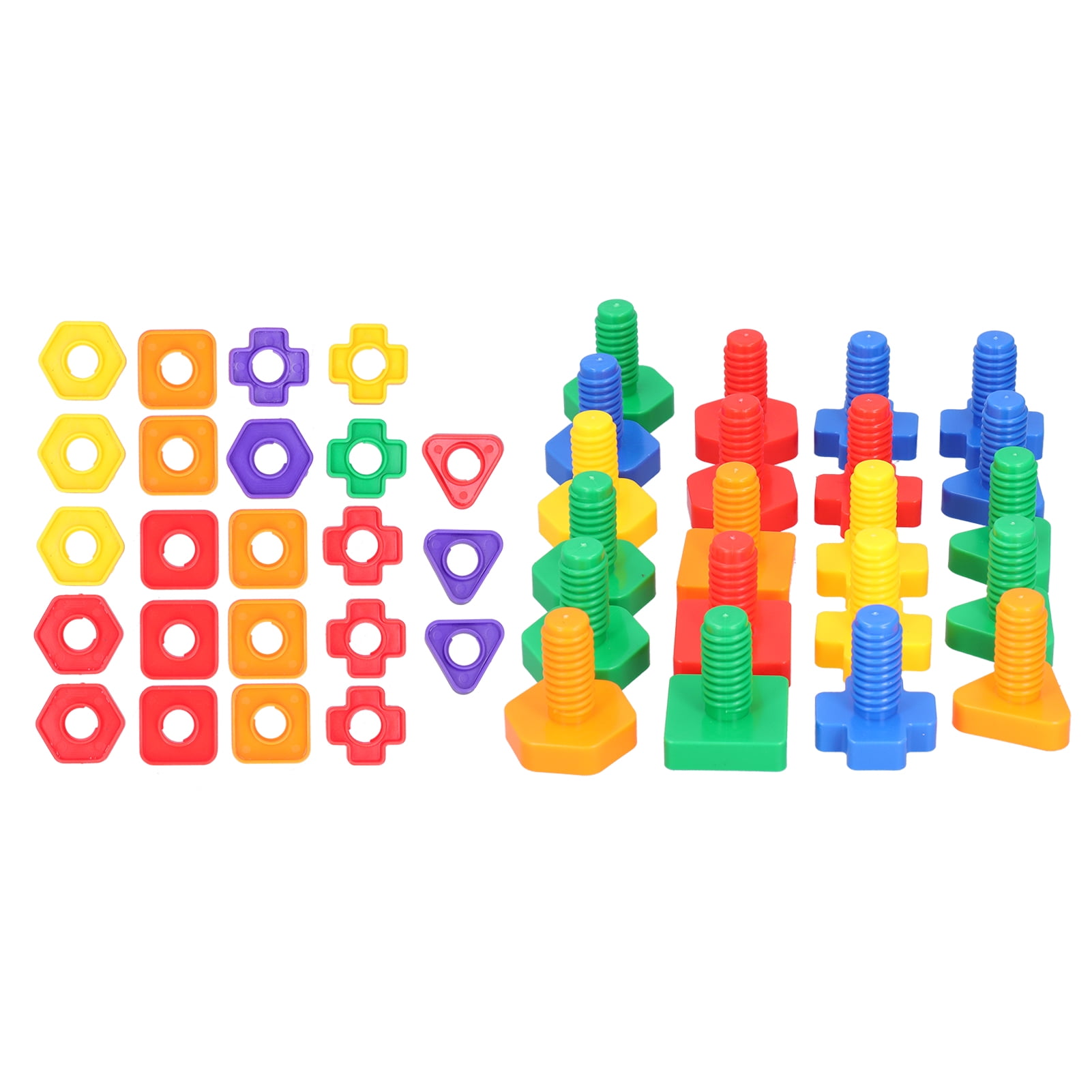 Bright Color 3D Building Blocks, Early Education DIY Kit for Kids, 3D ...