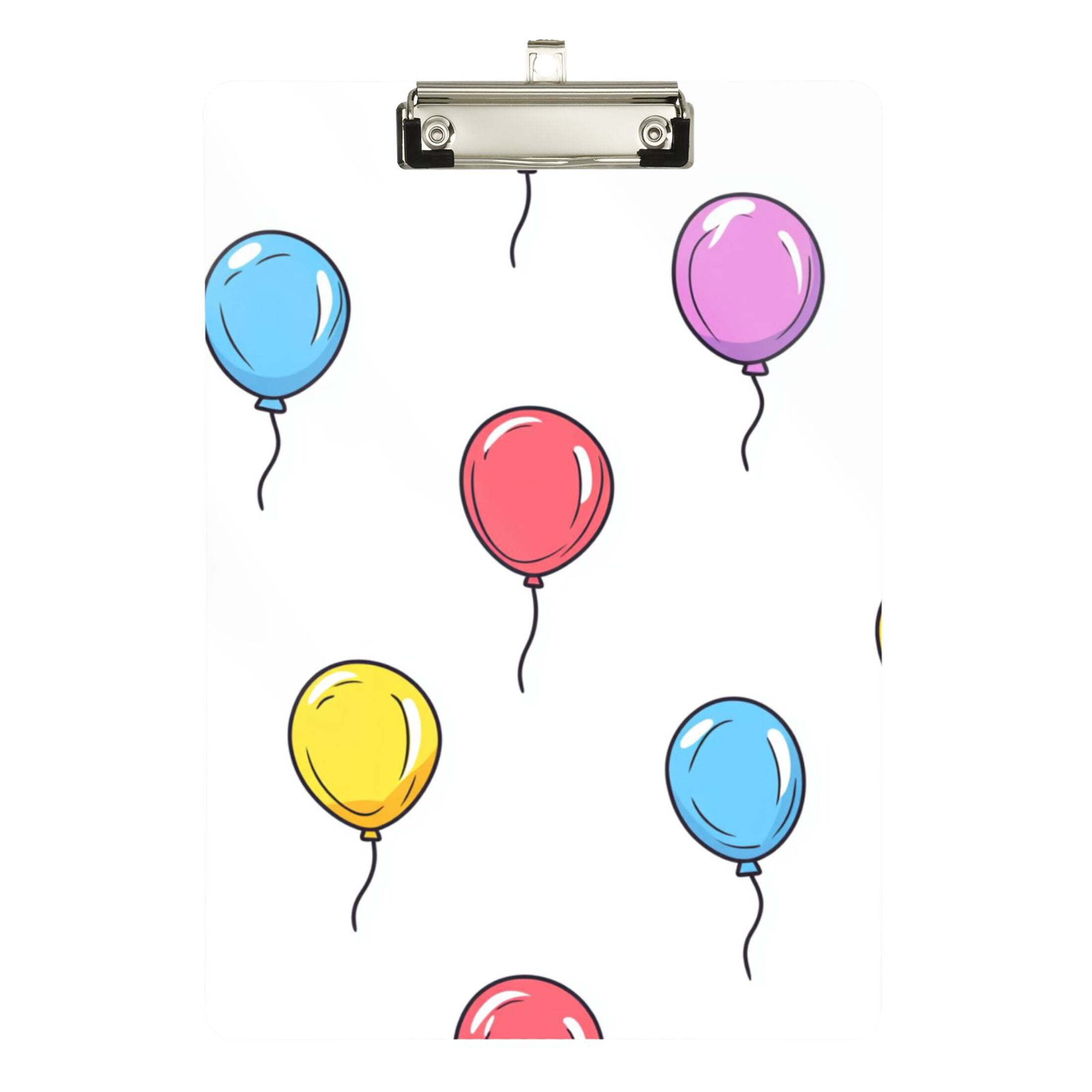 Bright Color Balloons Acrylic Clipboard Drawing Board Clipboard with ...