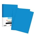 Bright Color Card Stock Paper, 65lb. 8.5 X 11 Inches - 50 Sheets - Blue ...