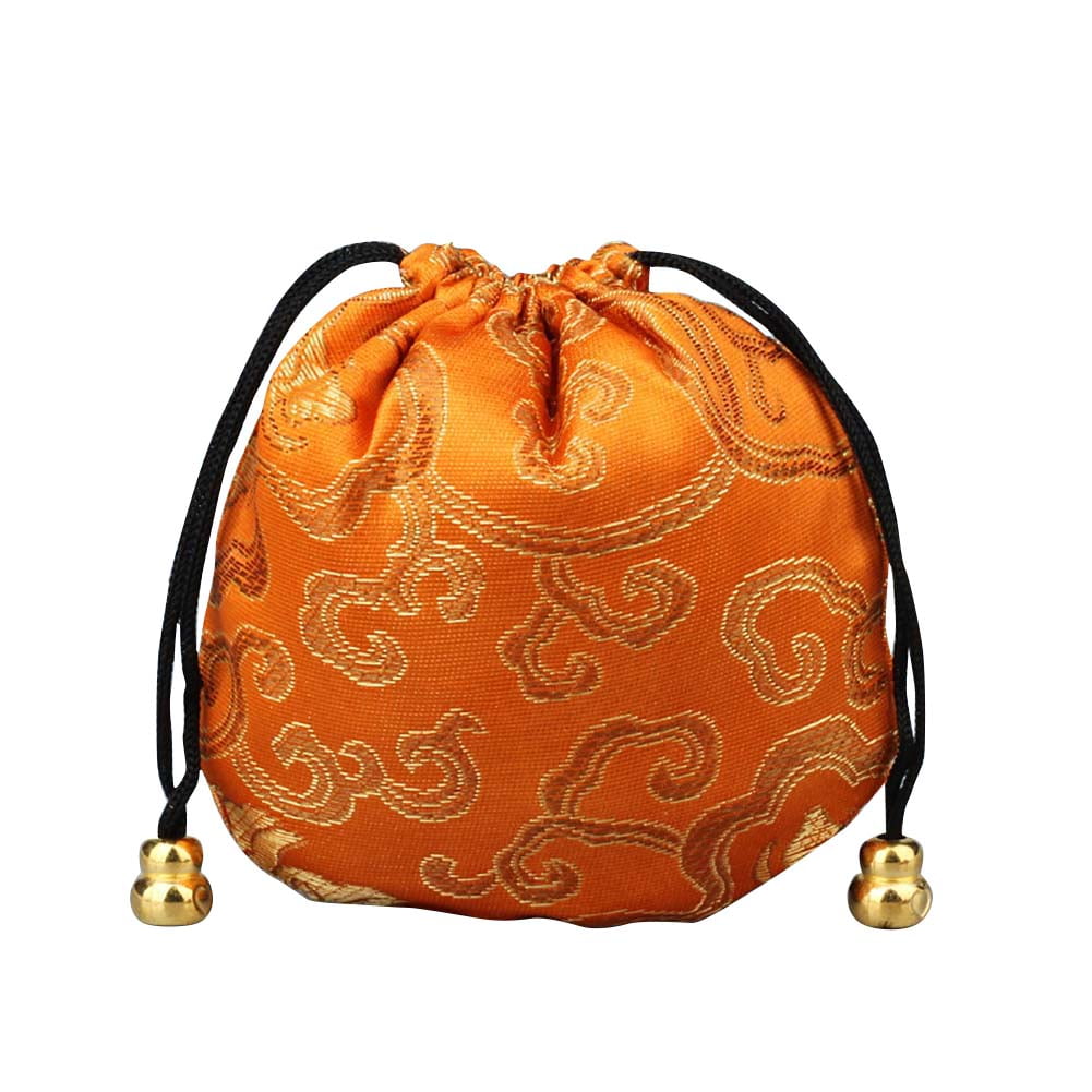 Bright Color Chinese Good Lucky Bag Auspicious Cloud Design Storage ...