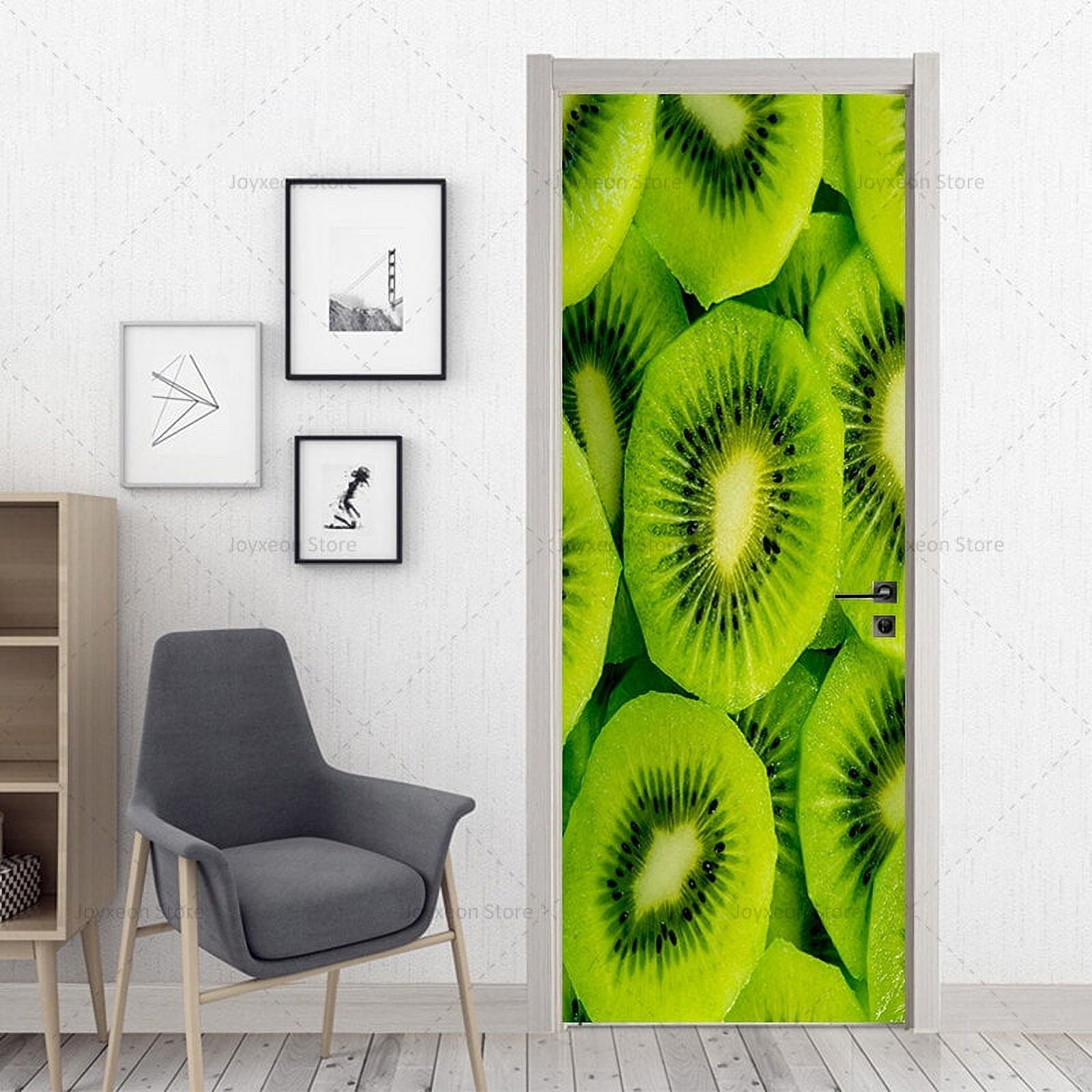 Bright Color Door Sticker Bright Color Style Vinyl PVC Decoration Full ...