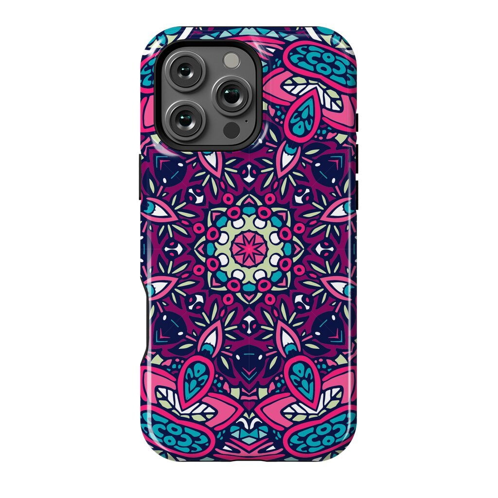 Bright Color Mandalas Spiritual Phone Case for iPhone 11 12 13 14 15 16 ...
