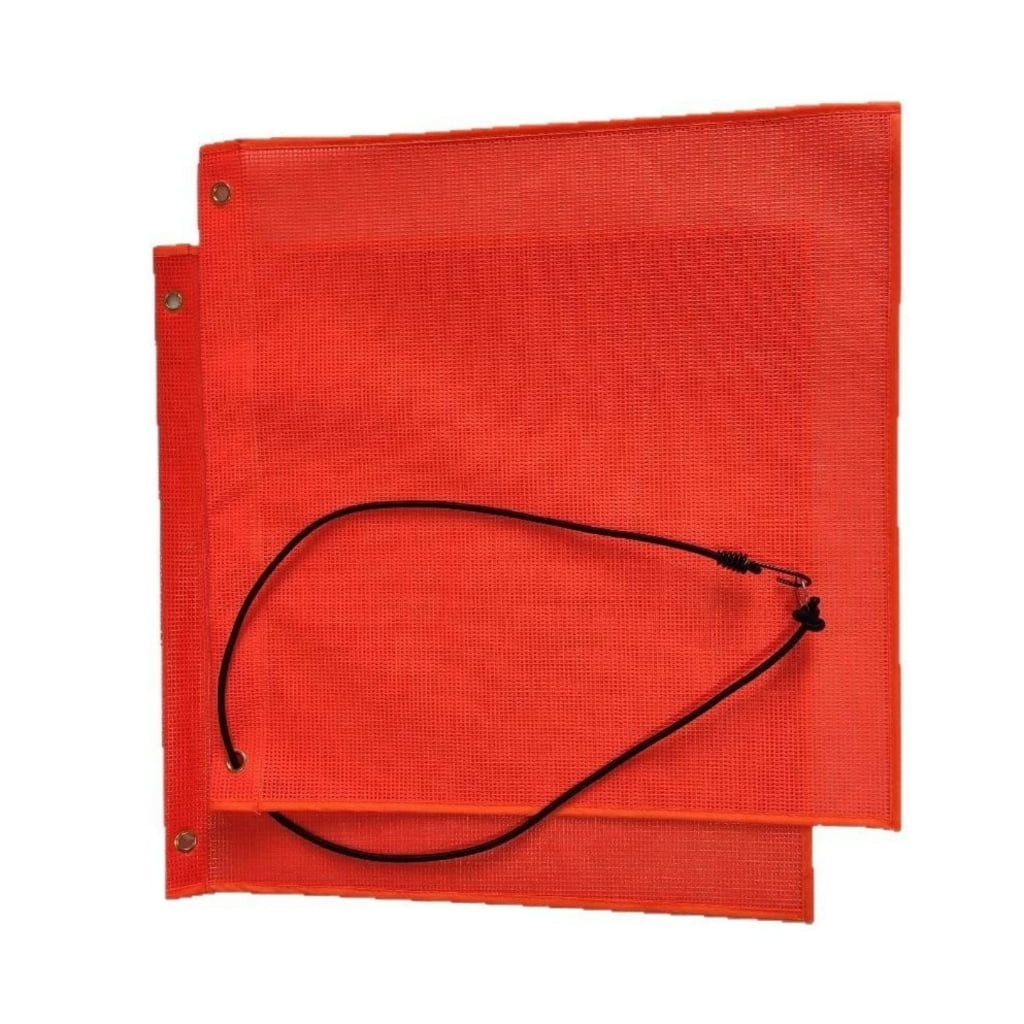 Bright Color PVC Flag For Transport Vehicles Wind Construction Warning ...