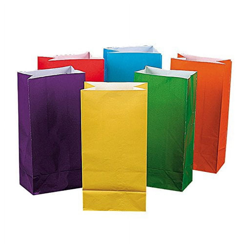 Bright Color Paper Bags (1 dozen) - Bulk [Toy] by Fun Express - Walmart.com