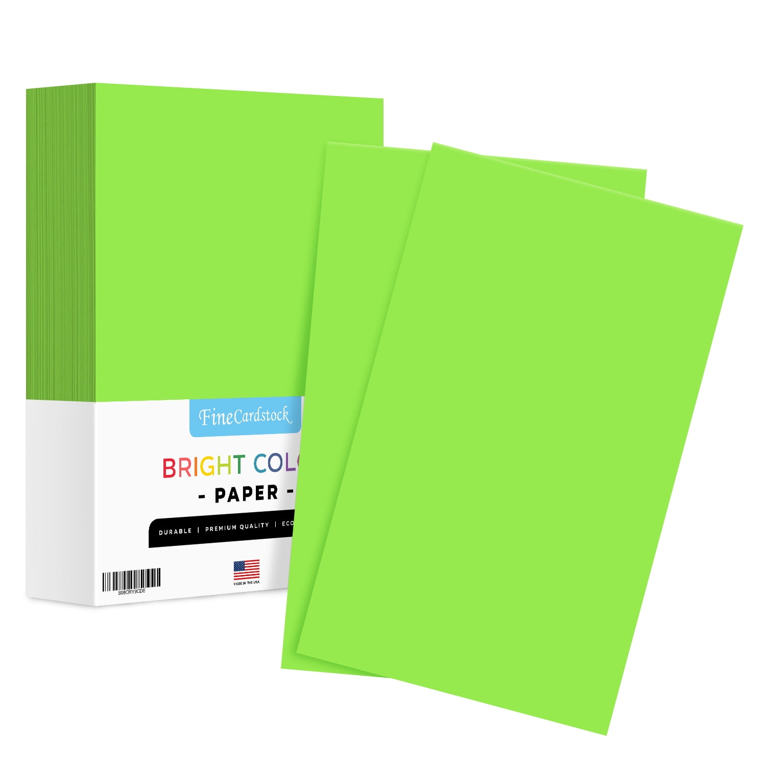 Bright Color Paper Regular 24lb - 1 Ream of 500 Papers Per Pack (8.5 x ...