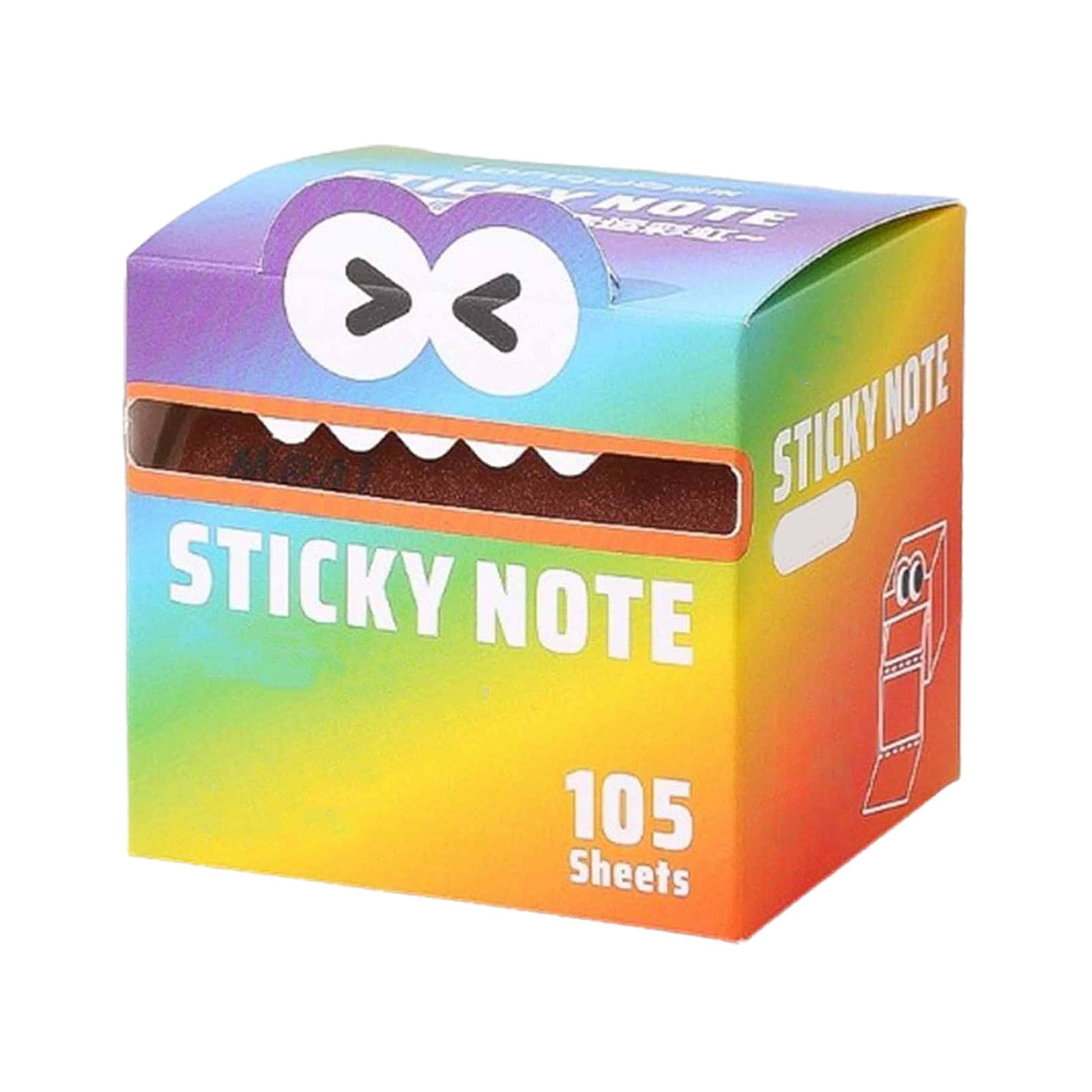 Bright Color Sticky Notes - 105 Sheets/Pad, Vibrant Memo Pads | For ...