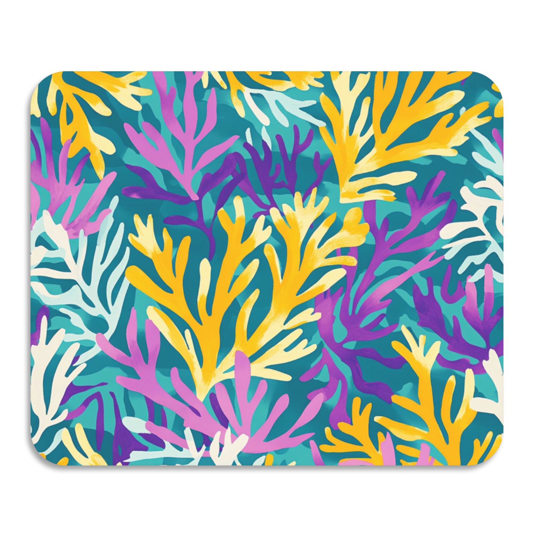 Bright Colored Corals Diatomite Dish Drying Mat Drain Pad for Kitchen ...
