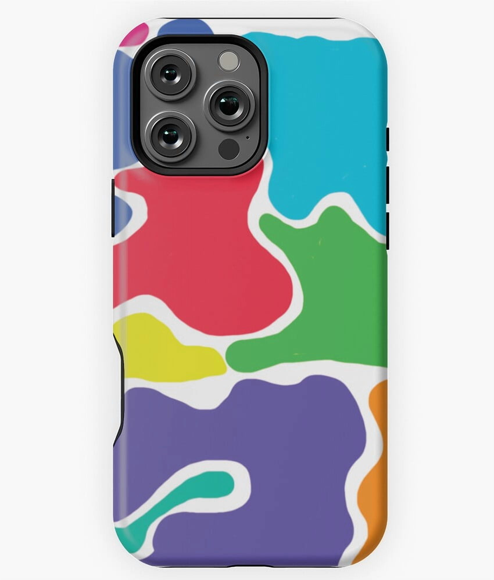 Bright Colored Shapes Geometric M4724 Phone Case for iPhone 17 16 15 14 ...