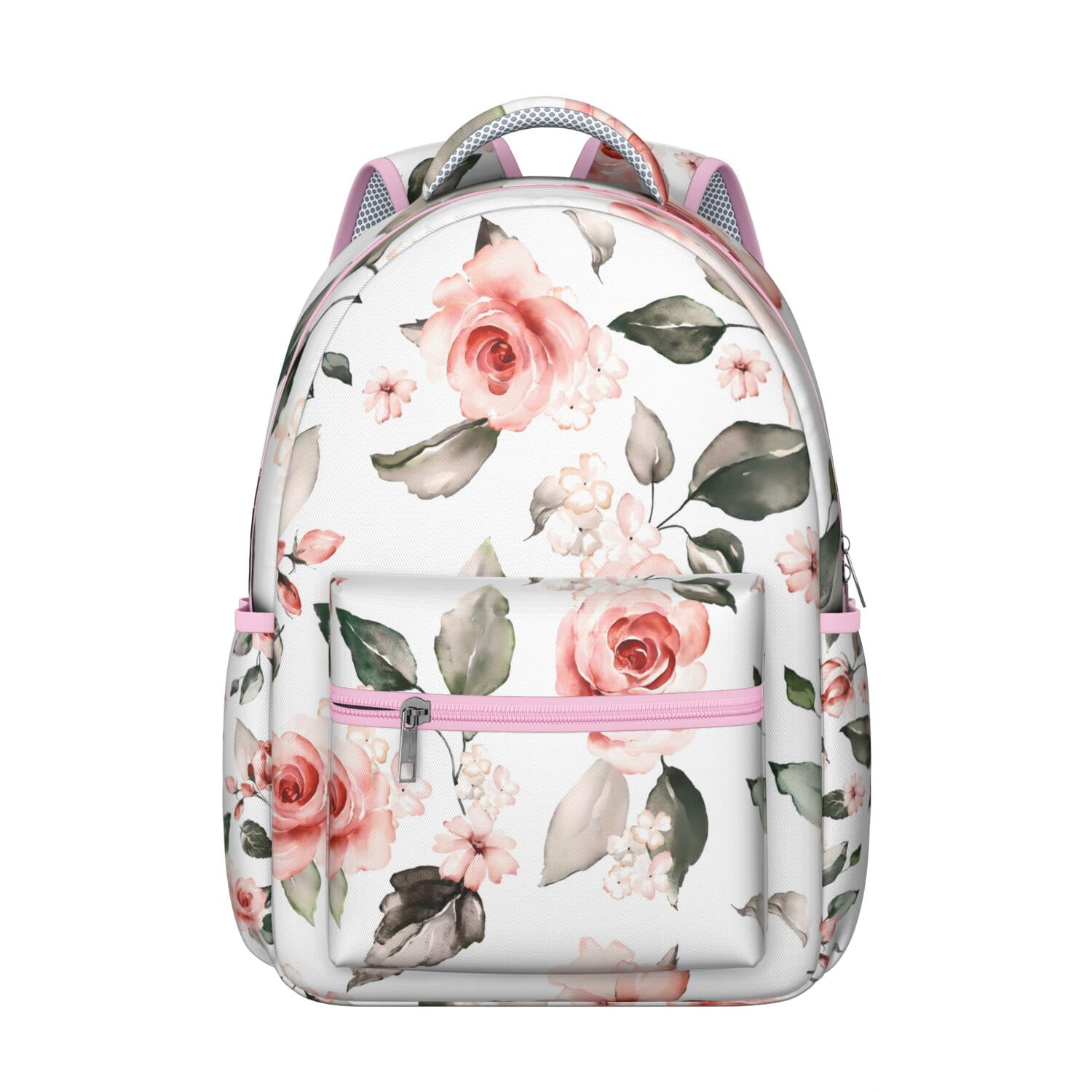 Bright Colorful Floral Backpack - Ergonomic Waterproof School Bag for ...