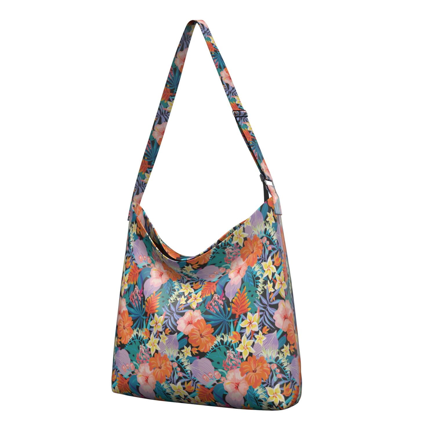 Bright Colorful Floral Crossbody Purse | Minimalist Everyday Bag ...