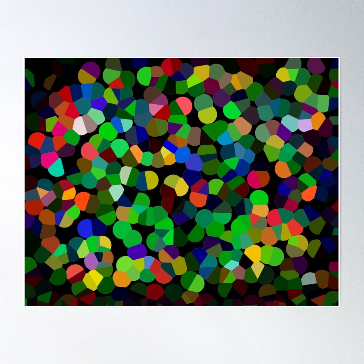 Bright Colors Poster Wall Art, Modern Wall Decor For Living Room ...