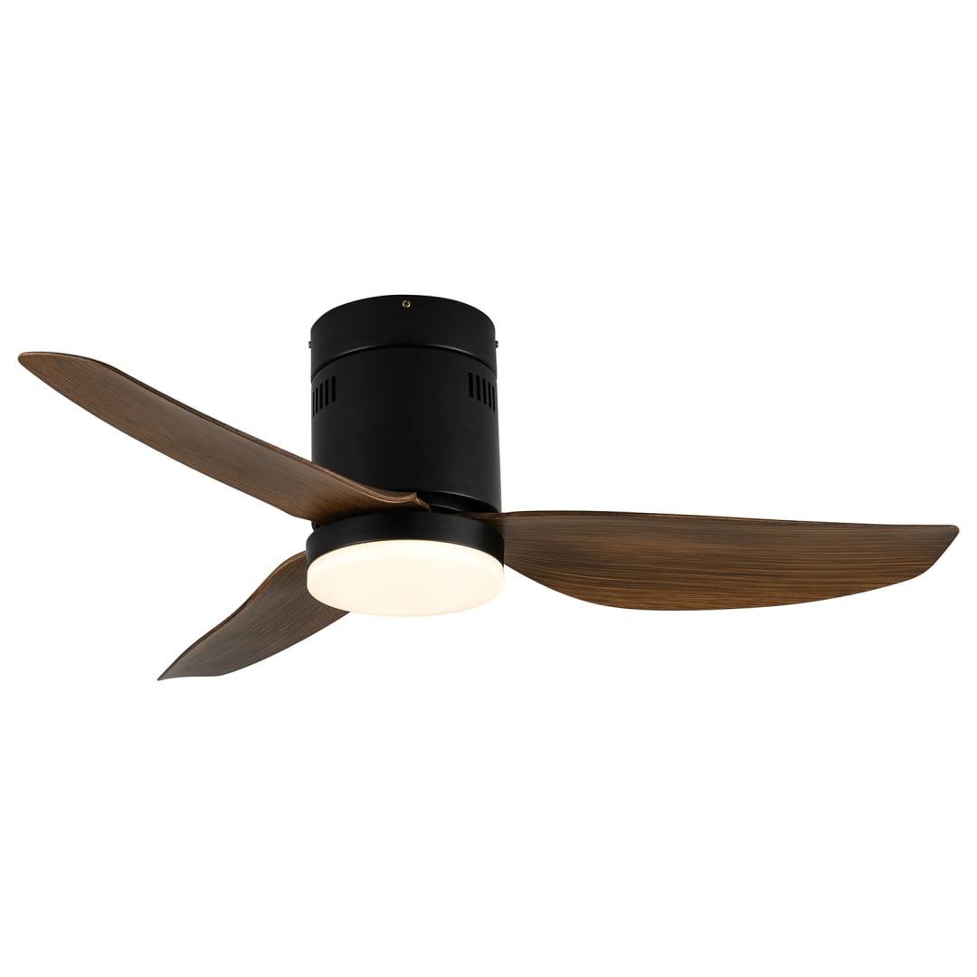 Bright Corners 40 Inch Flush Mount Ceiling Fans with Lights and Remote ...
