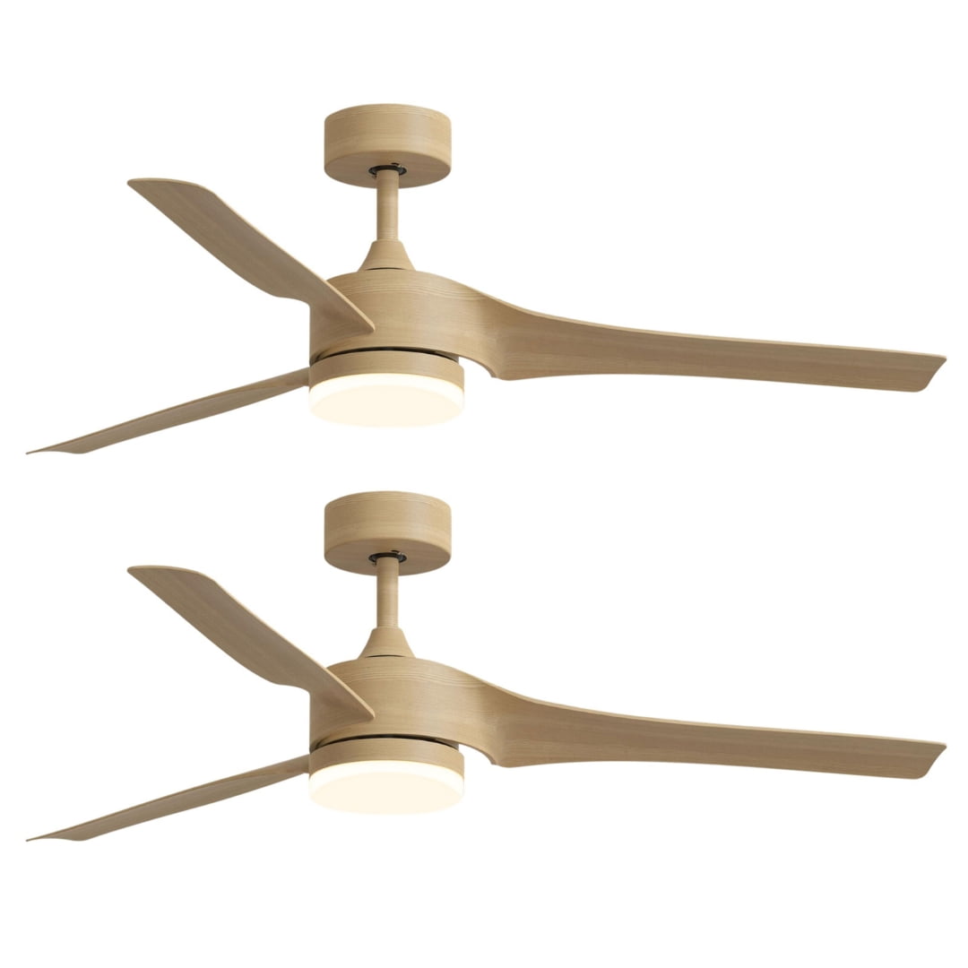 Bright Corners 52 Inch Downrod Ceiling Fans with Lights and Remote ...