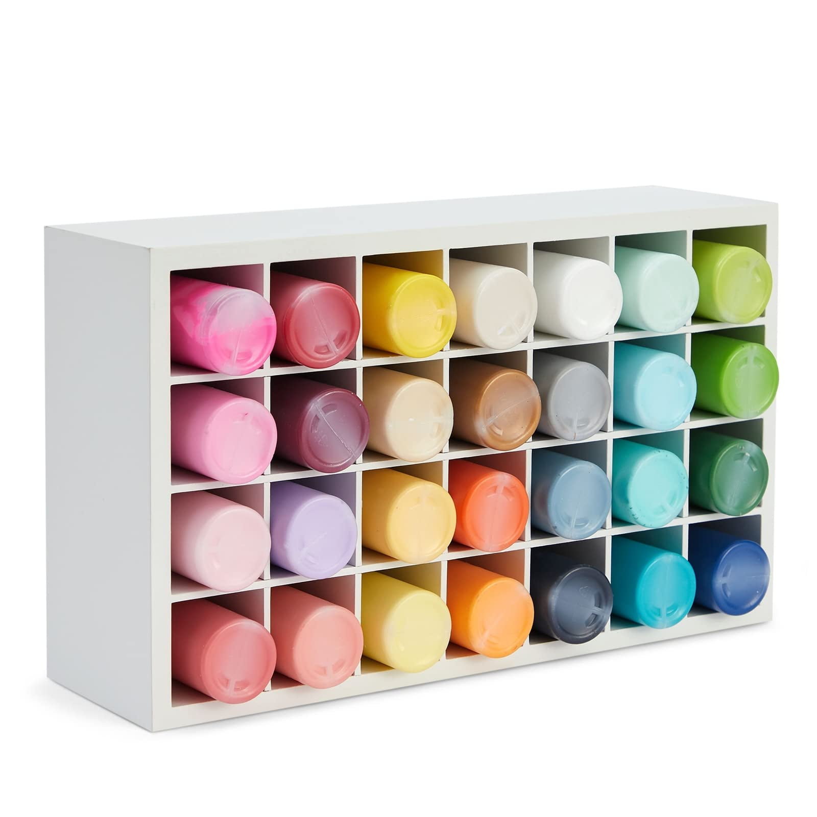Bright Creations PaintTRDN Bottle Organizer with 28 Compartments for ...