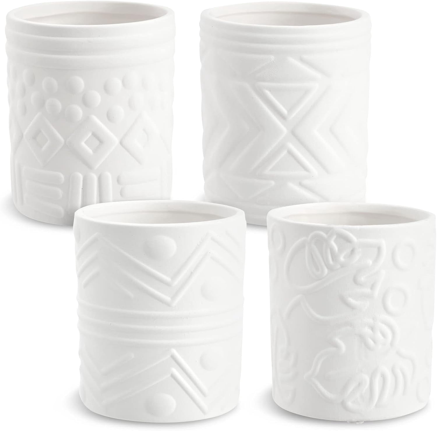 Bright Creations - Themed Designs, Unpainted Flower Pots with Drainage ...