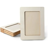 Bright Creations Paintable Wooden Picture Frame for 4x6 Inch Photos ...