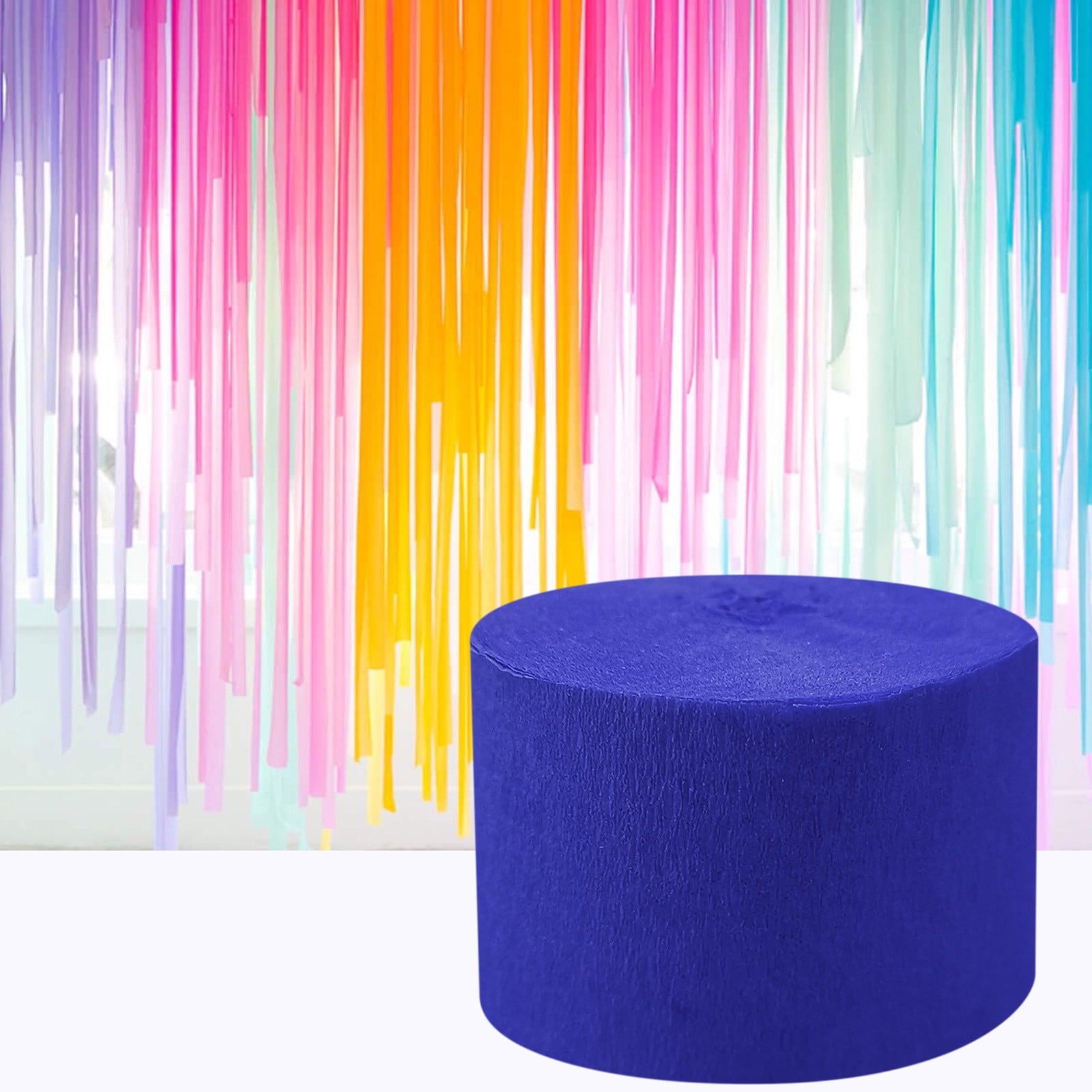 Bright Crepe Paper Roll,81" Long for DIY Crafts,Colorful Streamer for ...