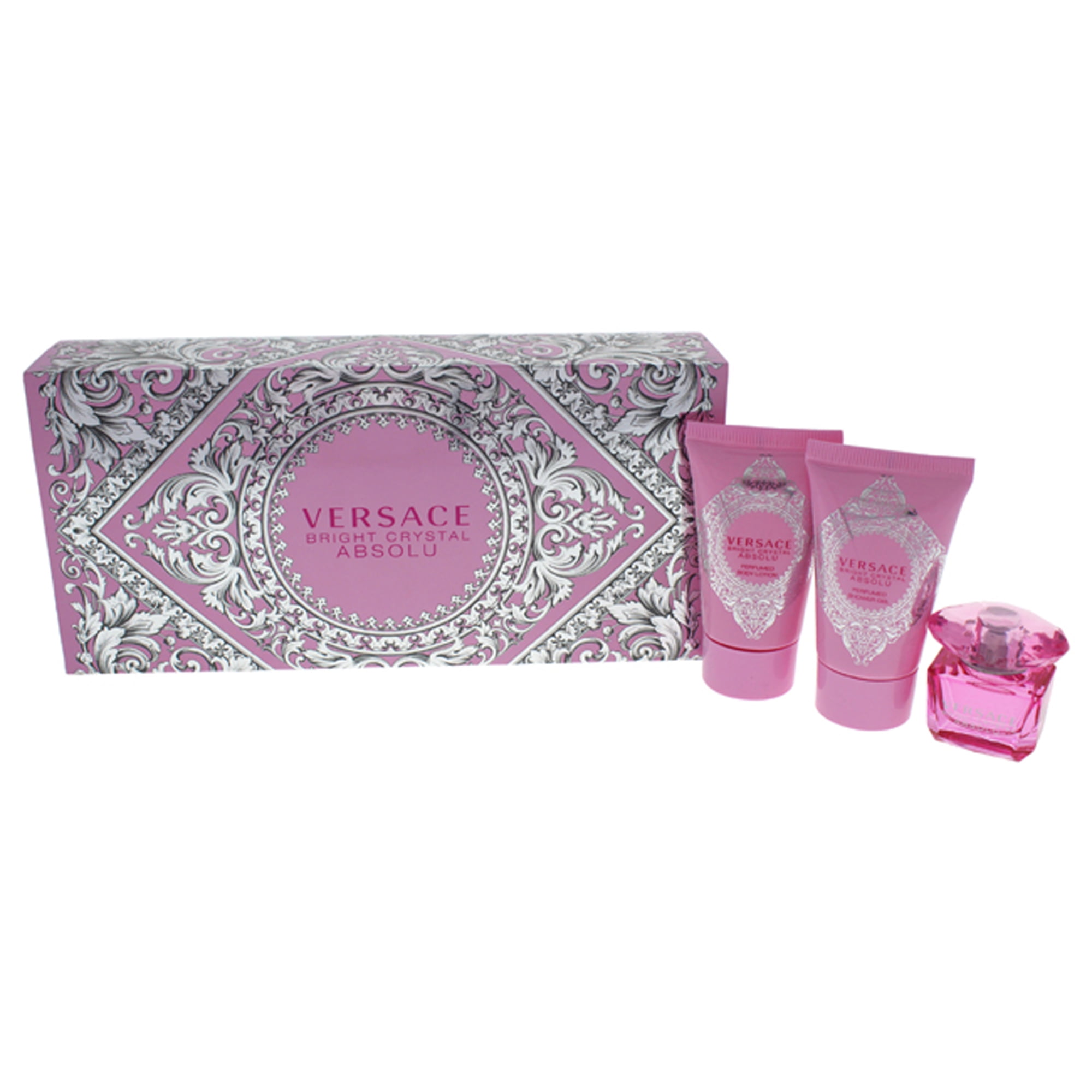 Bright Crystal Absolu by Versace for Women - 3 Pc Mini Gift Set 0.17oz ...