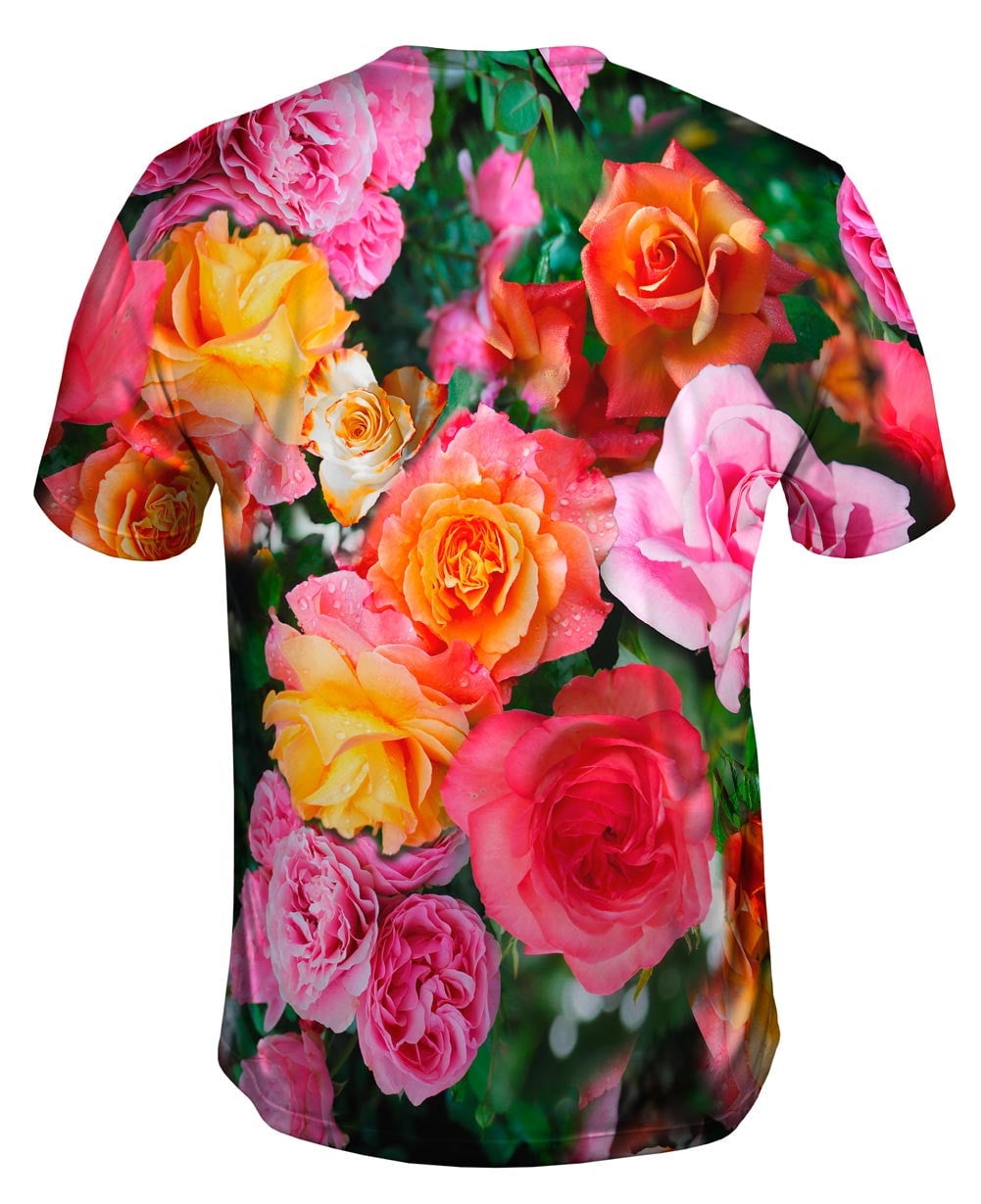 Bright Day Rose Bouquet Mens T-Shirt All Over Print - Walmart.com
