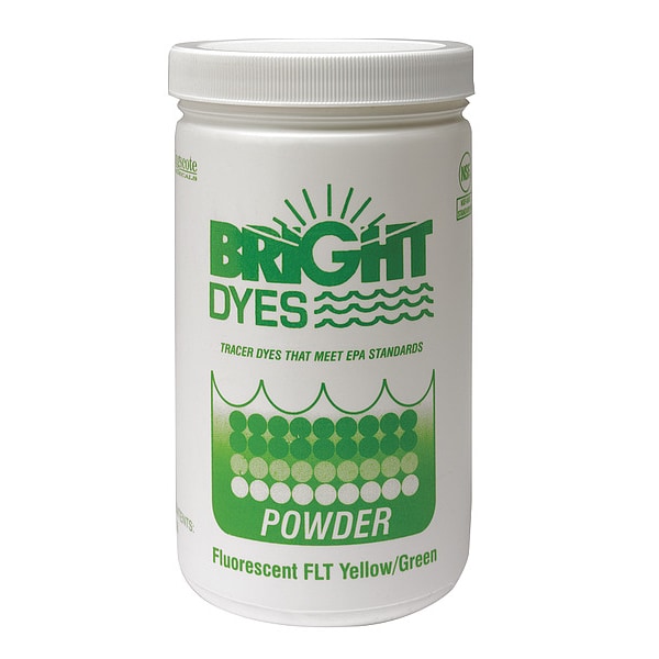 Bright Dyes Dye Tracer Powder,Flt Yellow/Green,1 lb 105001 - Walmart.com