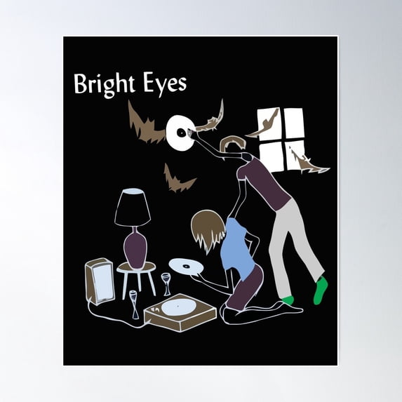 Bright Eyes Band Poster Wall Art Modern Wall Decor For Living Room ...