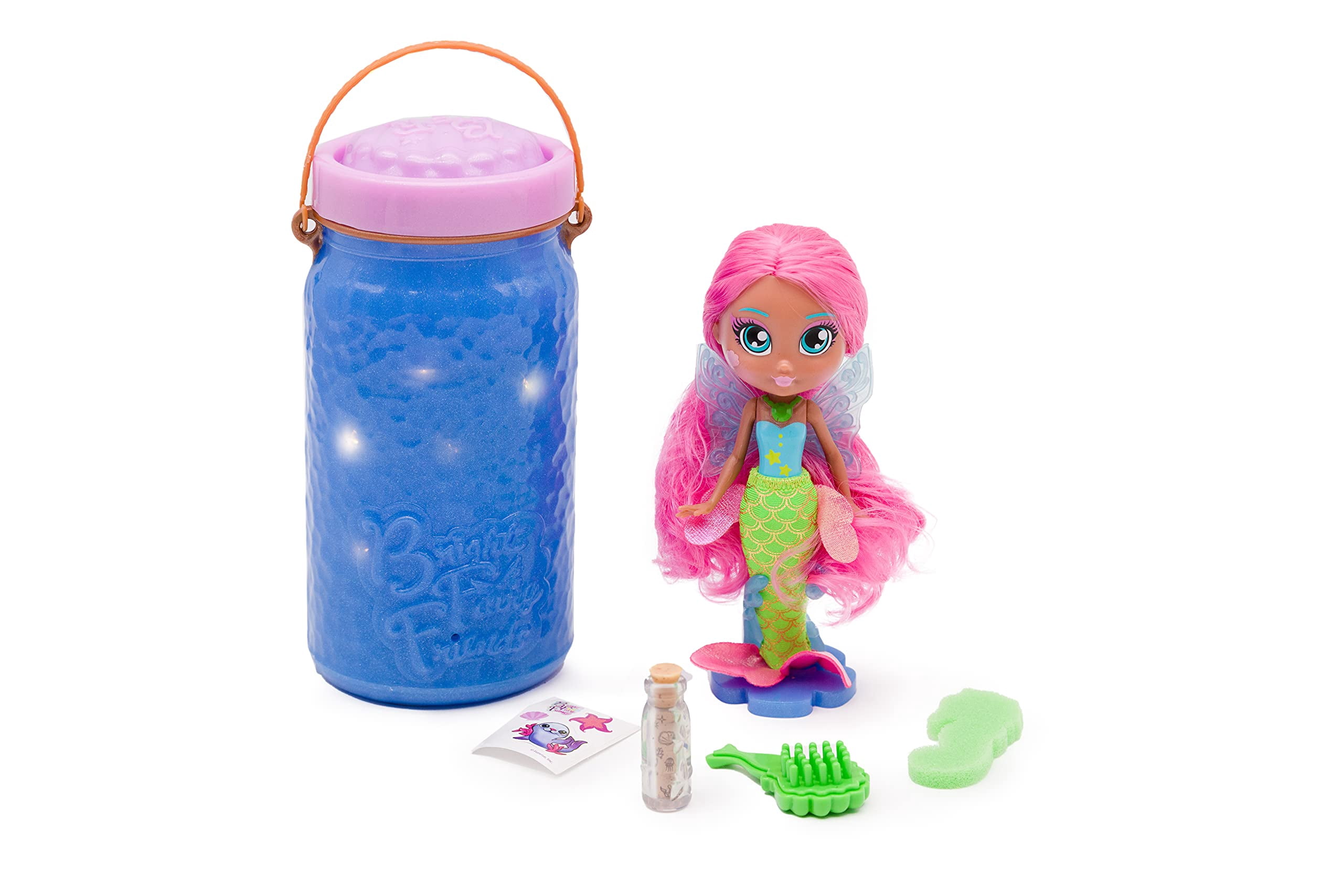 Bright Fairy Friends BFF Mermaid Doll with Color Change Wings, 4 ...