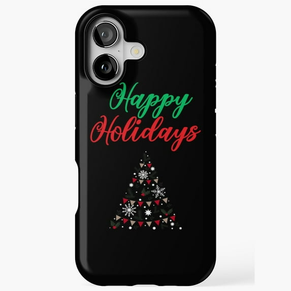 Bright Festive Display Winter Themed Graphic with iPhone 17 to 11 Pro ...