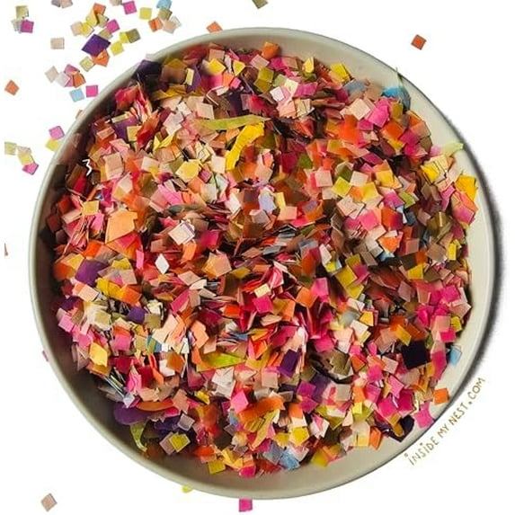 Bright Floral Multicolored Confetti Biodegradable Wedding Confetti Mix ...
