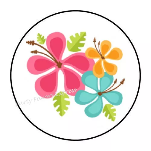 Bright Flowers Sticker Party Favors Sticker Envelope Seals Labels ...