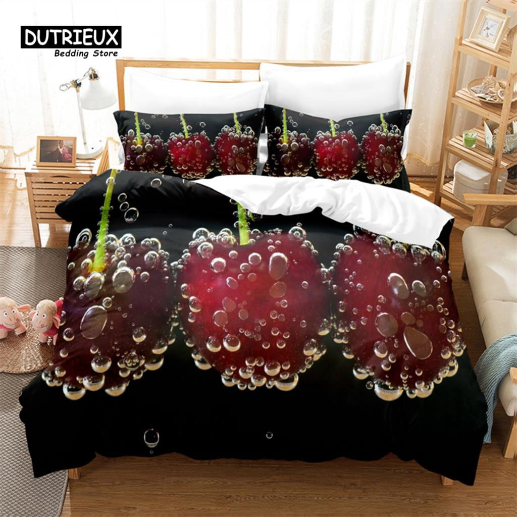 Bright Fruit Duvet Cover Set Fashion Bedding Set Soft Comfortable ...