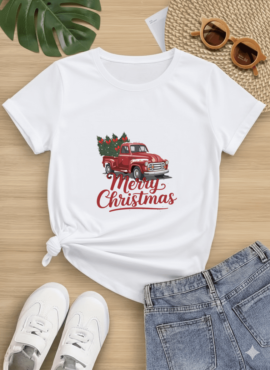 Bright Fun Festive Holiday Graphic Cheerful Style Unisex T-Shirt up to ...