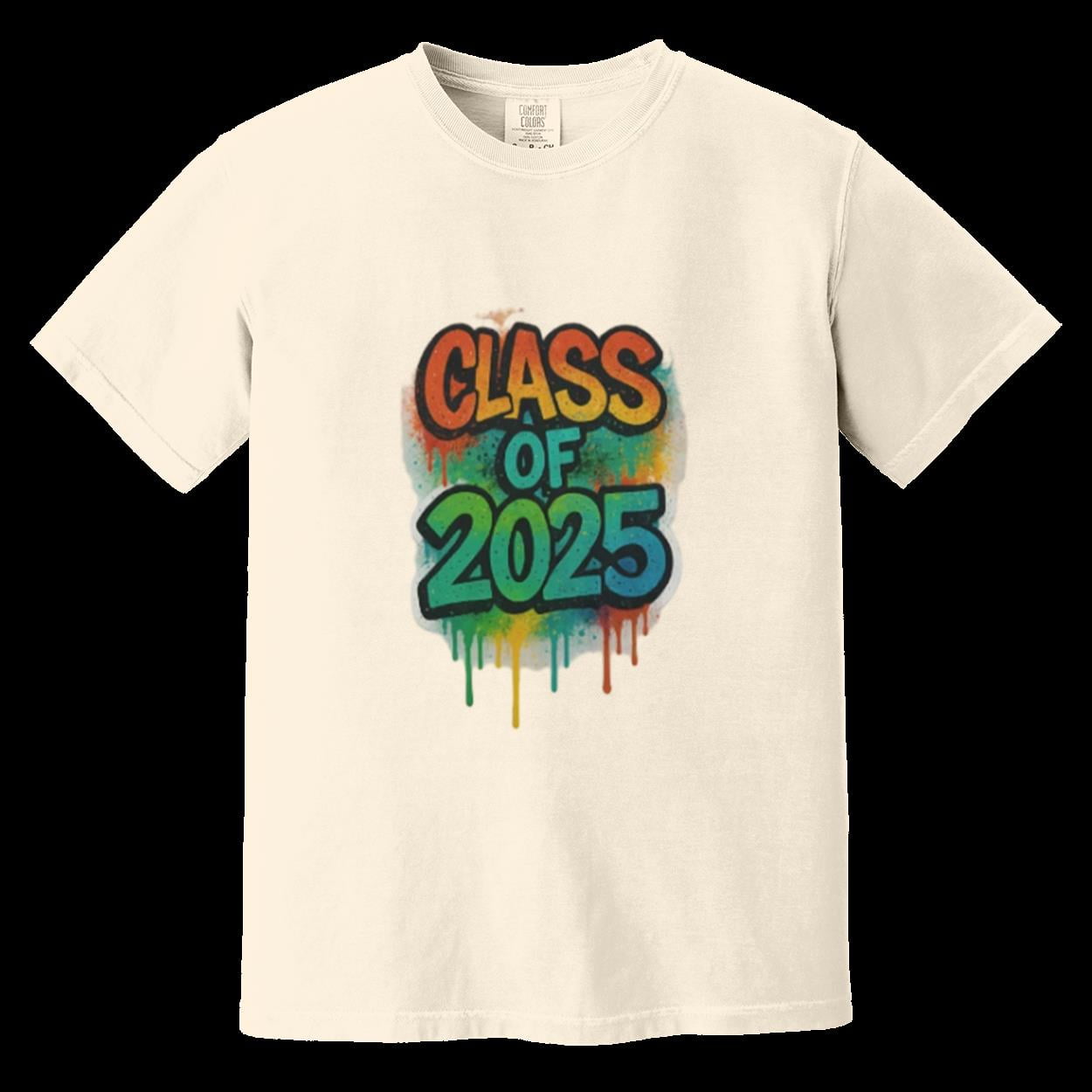 Bright Graffiti Graduation Comfort Color T-shirt Class Of 2025, for men ...