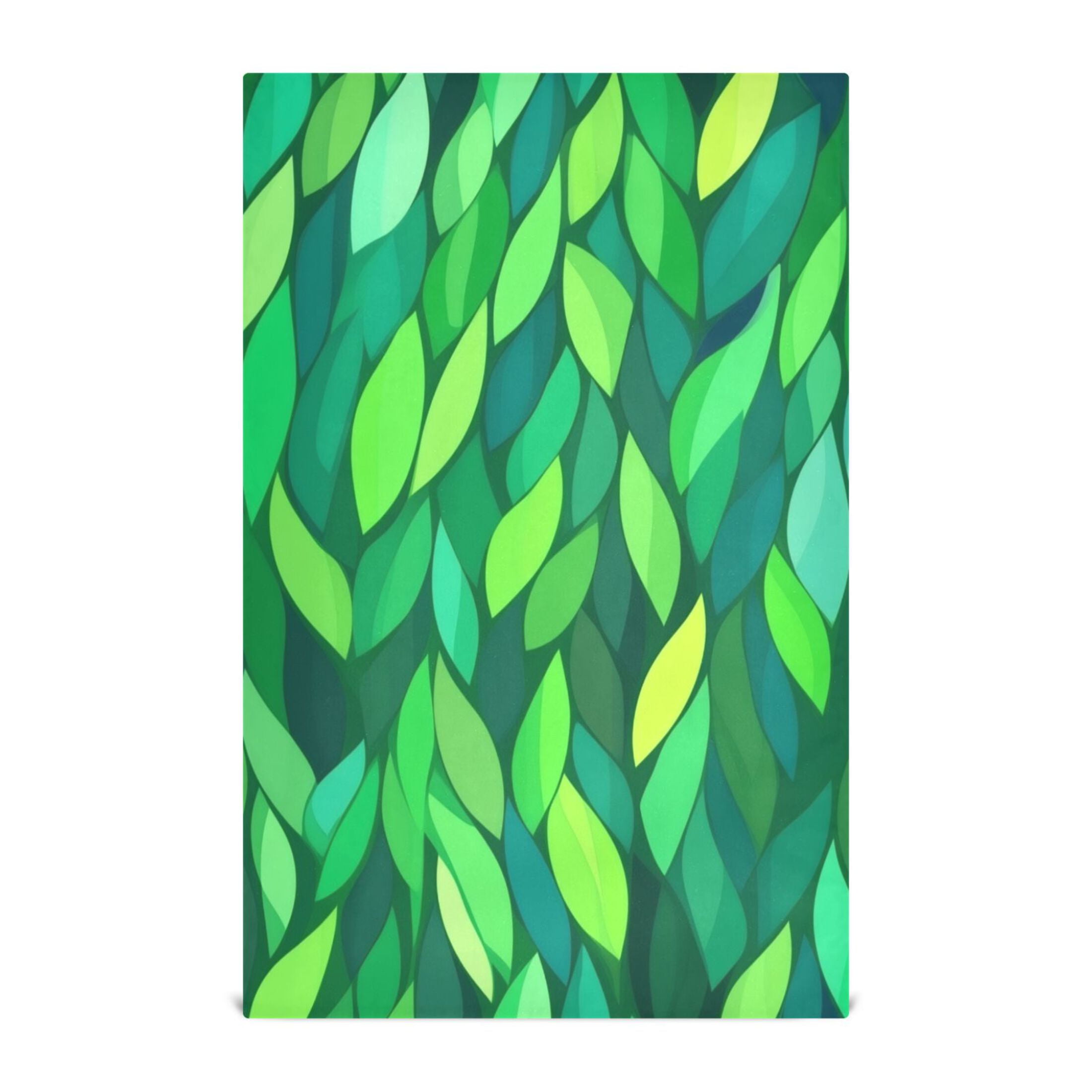 Bright Green Leaves Kitchen Towels 6-Piece Pack Tea Towels for Kitchen ...