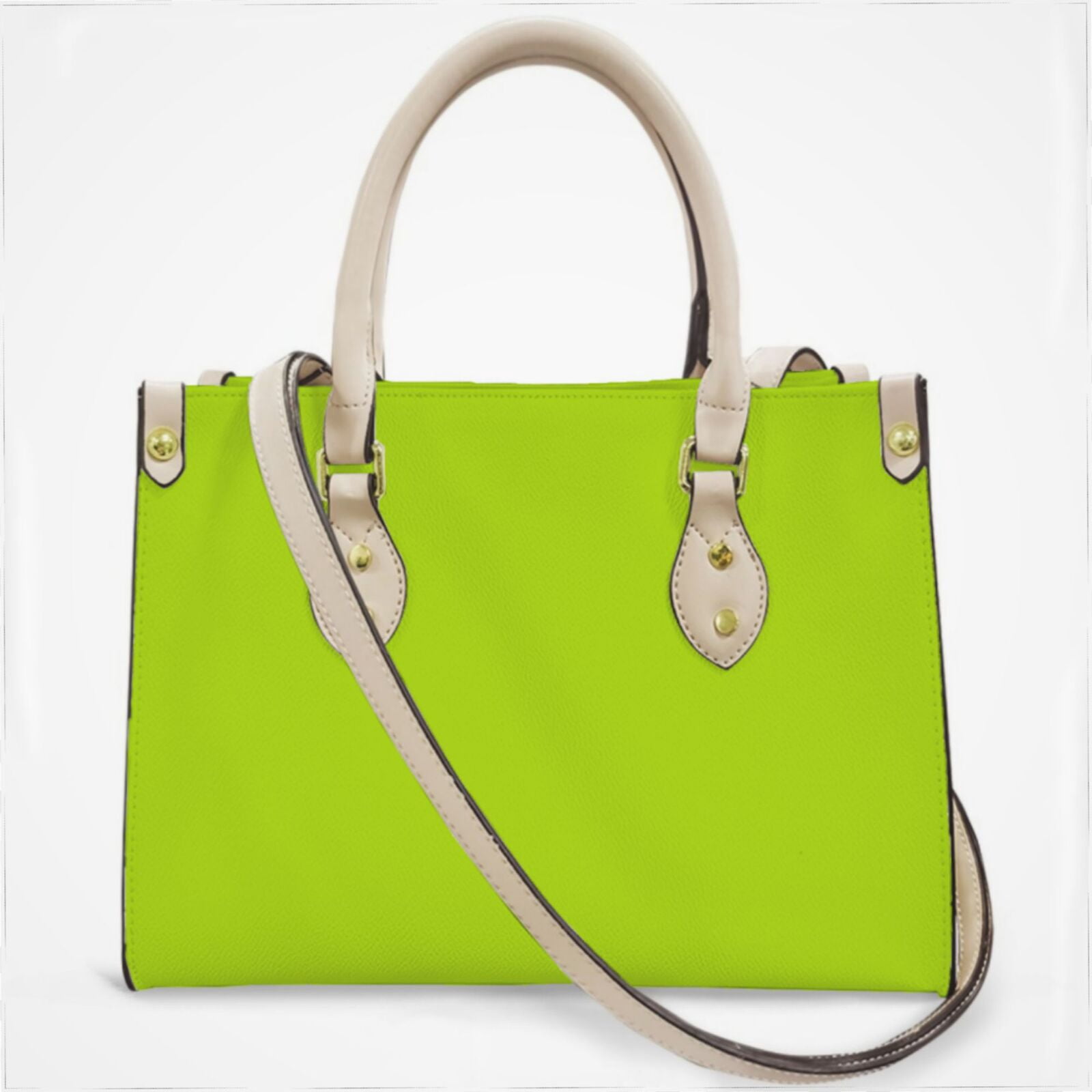 Bright Green Lime Neon Color Cross Body Bags For Women Small Leather ...