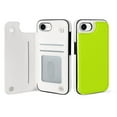 Bright Green Lime Neon Color Leather Wallet Case for iPhone 16 Pro Max ...