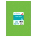 Bright Green with Silver Sequin Tissue Paper, 12pk - Walmart.com
