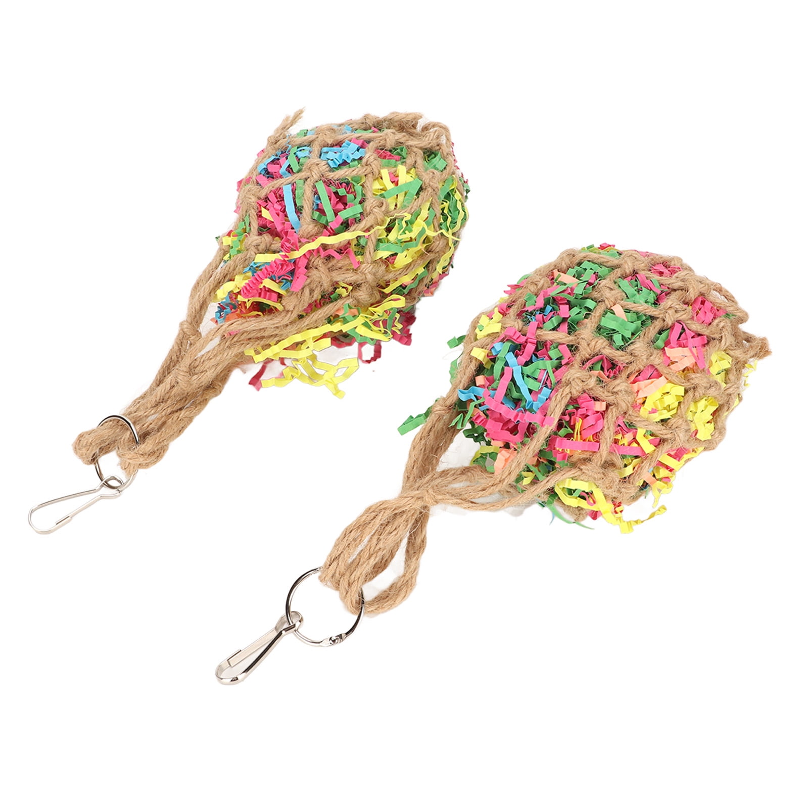 Bright Hanging Bird Toys For Chewing Shredding, Promotes Physical ...