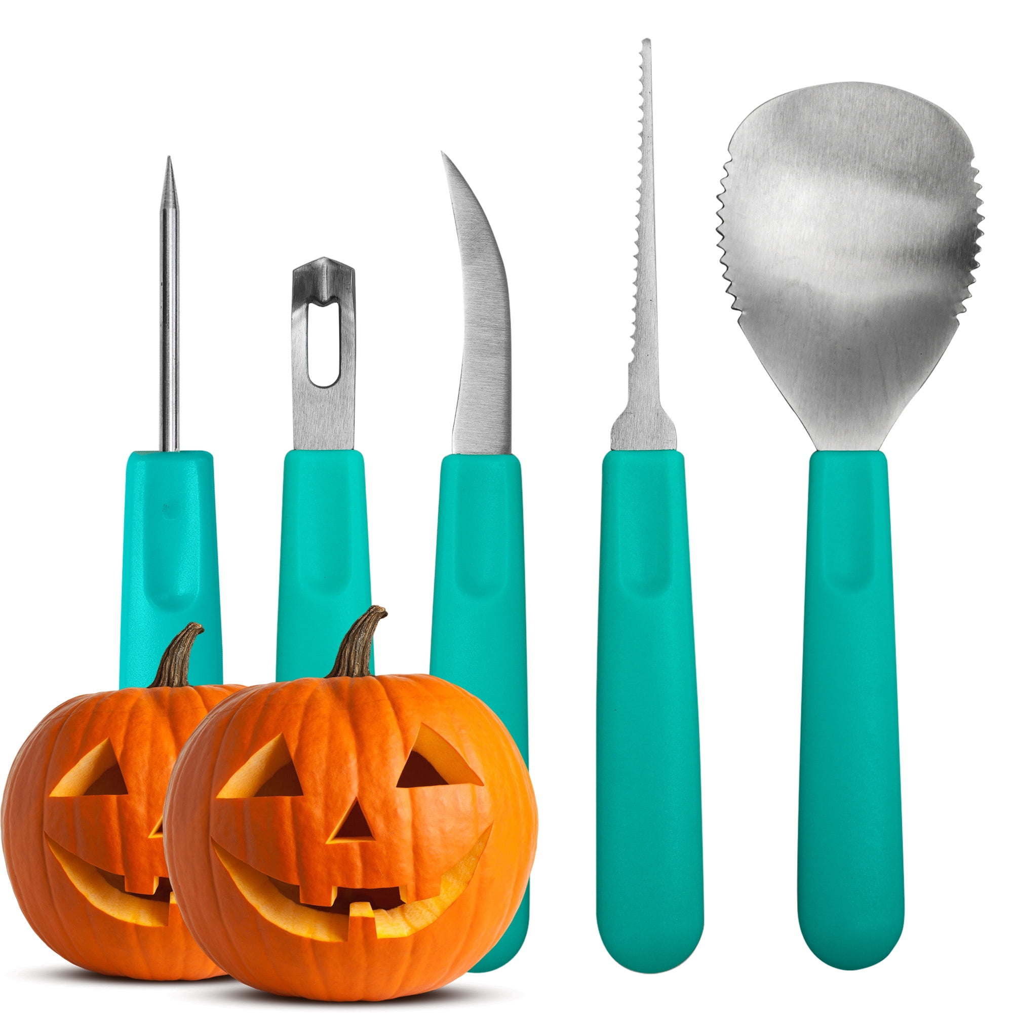 Bright Hobby Professional Pumpkin Carving Kit - Stainless Steel Tools ...